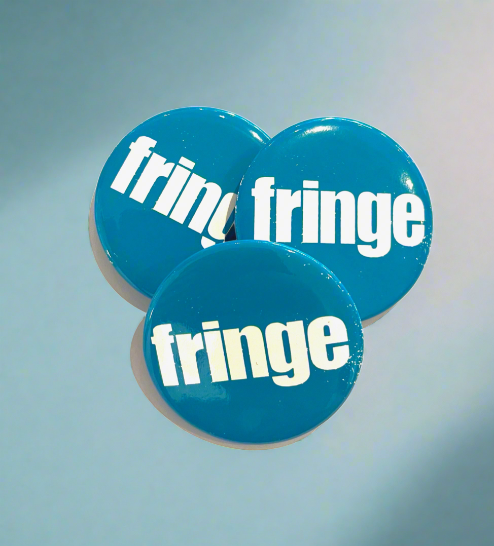 Round 55mm Fringe Blue Magnet – Edinburgh Festival Fringe shop