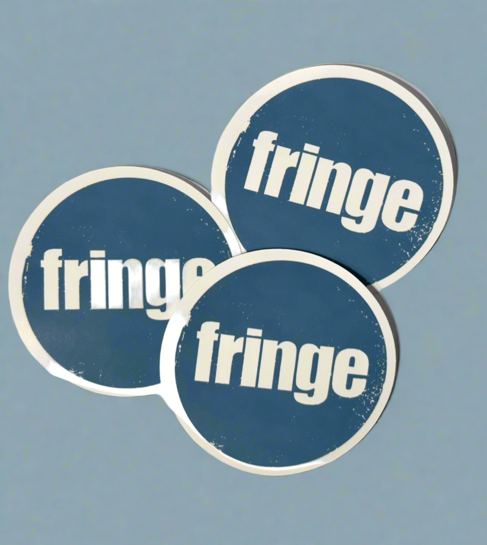 Blue Fringe Sticker 3 inch – Edinburgh Festival Fringe shop